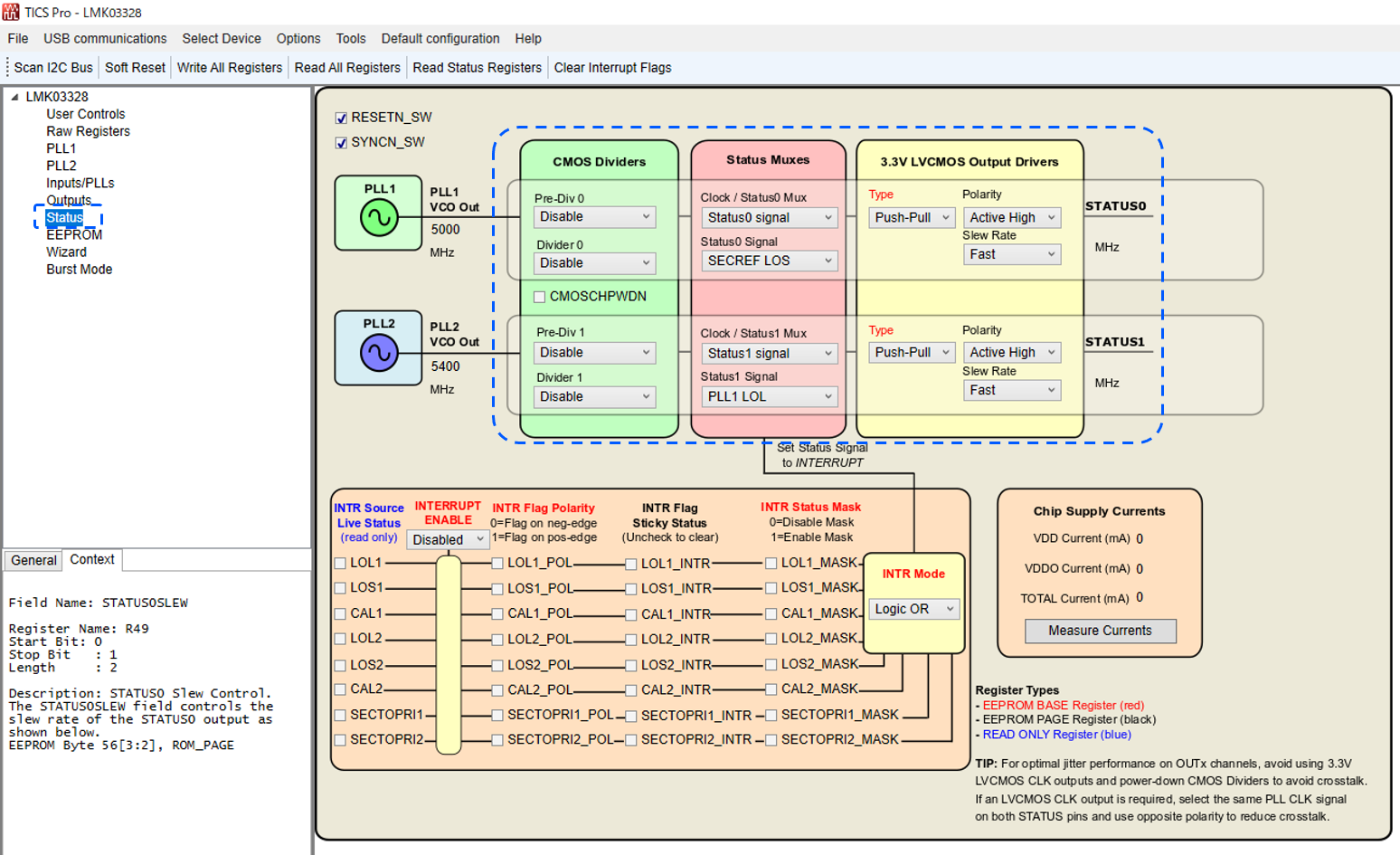 TI社製クロック設計ツールの紹介③ TICSPRO-SW | 組込み技術ラボ