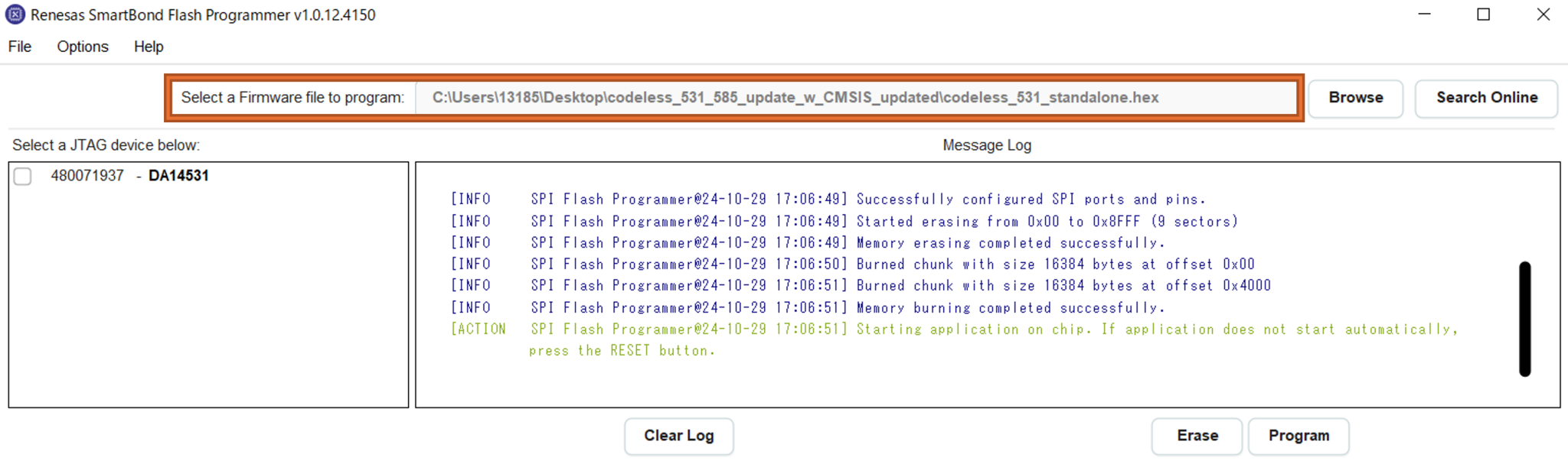 DA14531 Cordless AT commandで動かしてみた | 組込み技術ラボ