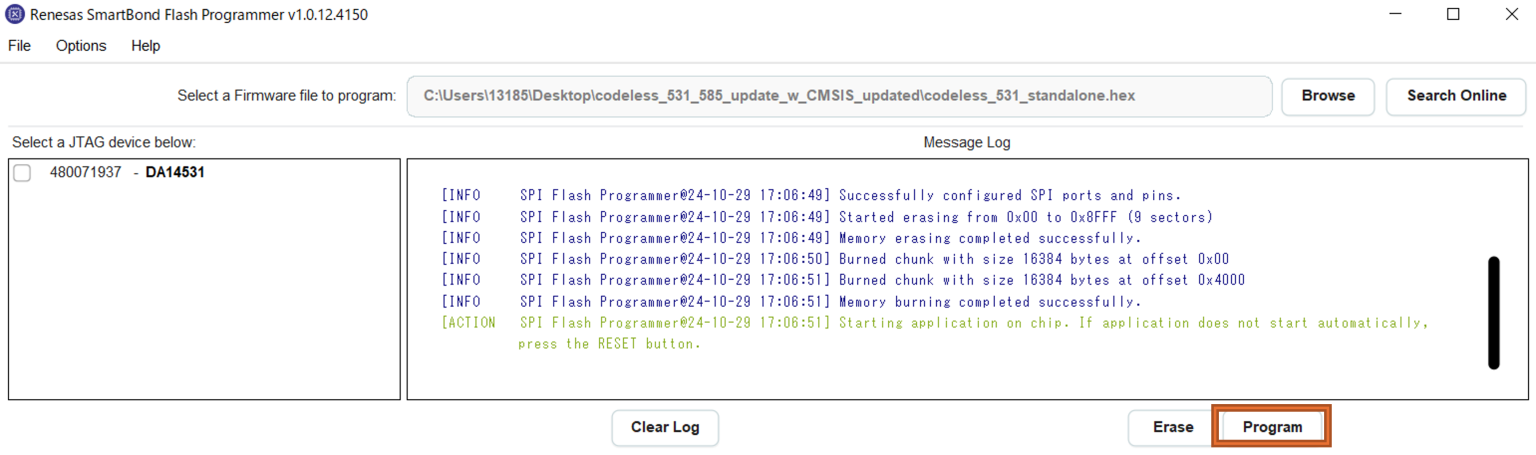 DA14531 Cordless AT commandで動かしてみた | 組込み技術ラボ